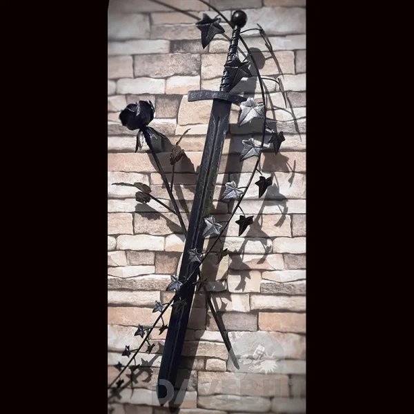 Excaliba with Ivy and Rose - Davebilt Blacksmith